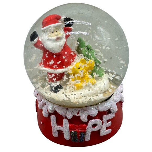 Unknown | Holiday | Santa Claus Hope Snow Globe 325 Tall Christmas Tree ...
